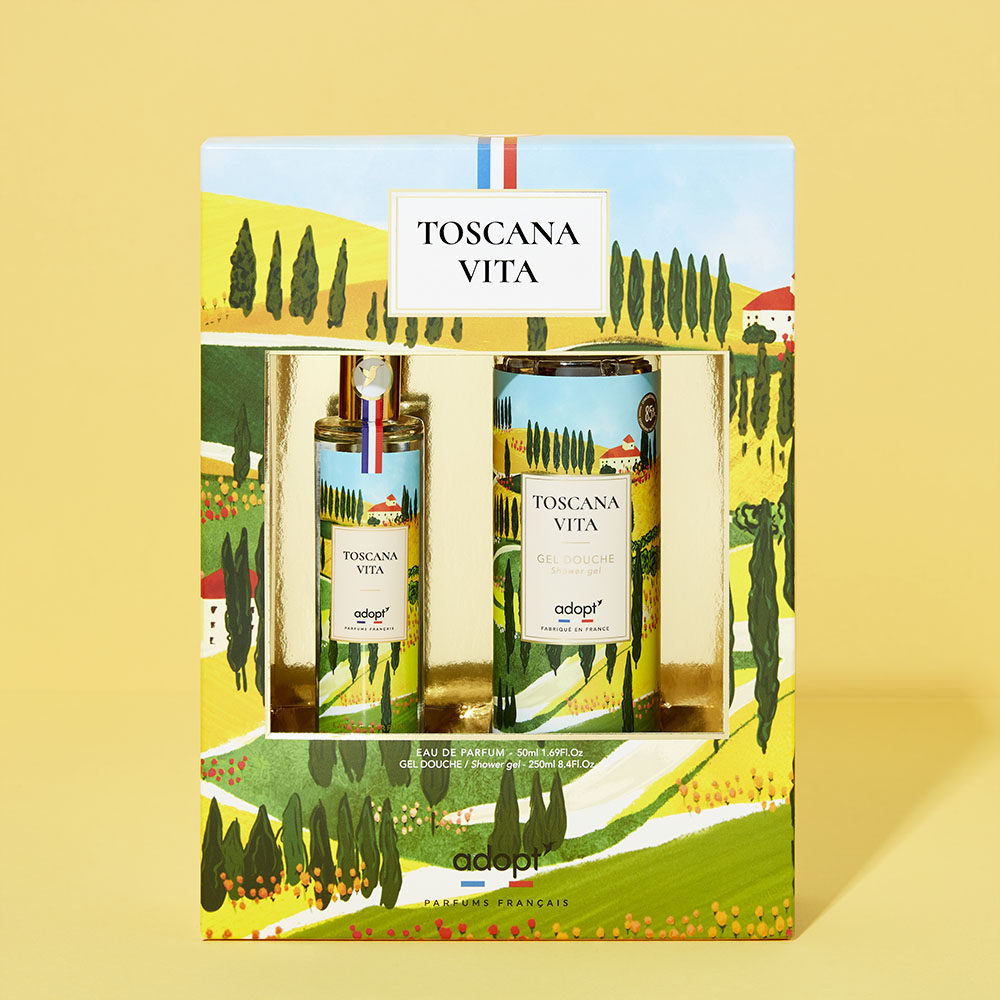 Toscana vita - Coffret eau de parfum 50ml + gel douche